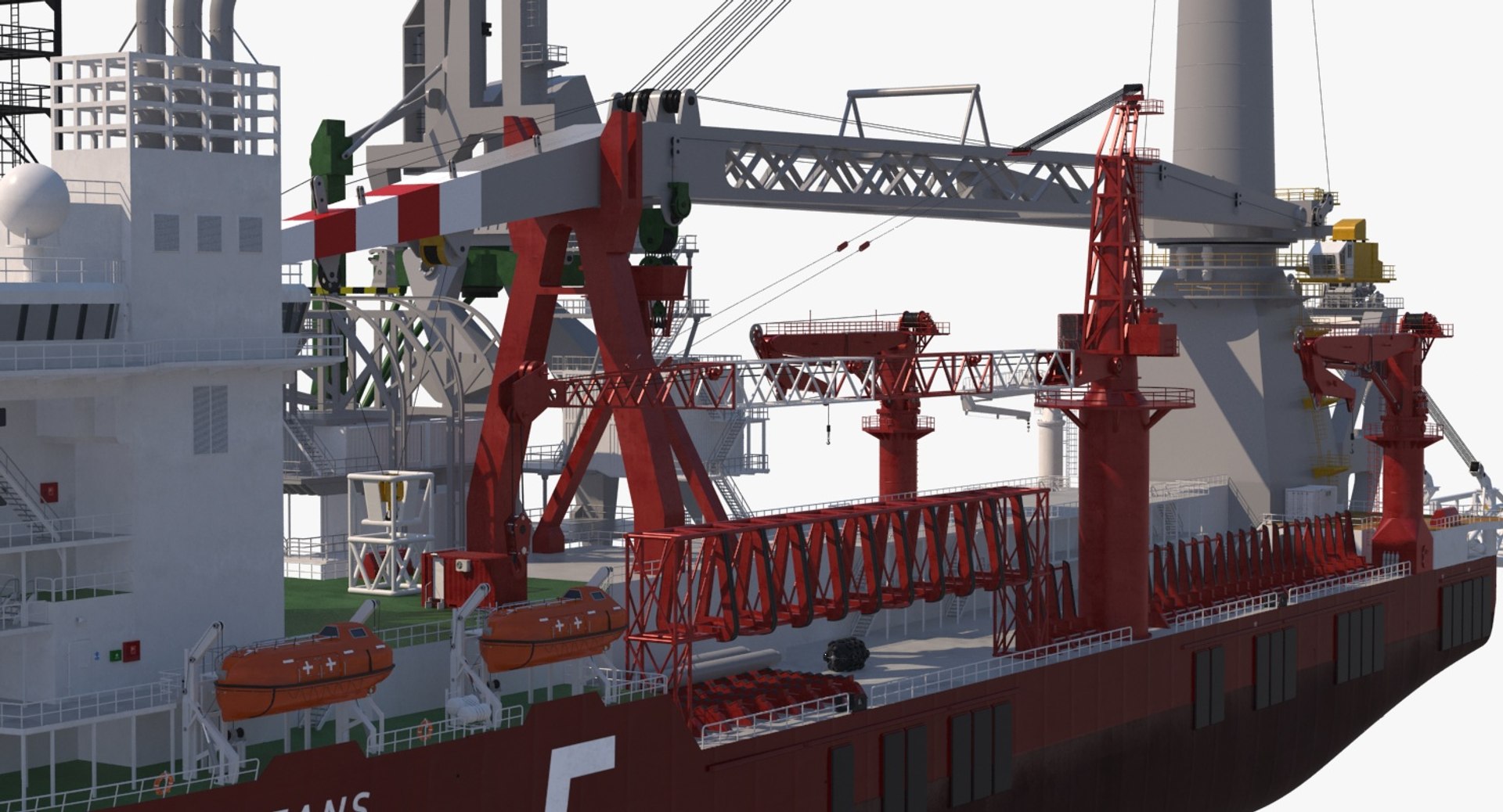 Heavylift Vessel 3D Model - TurboSquid 1194965