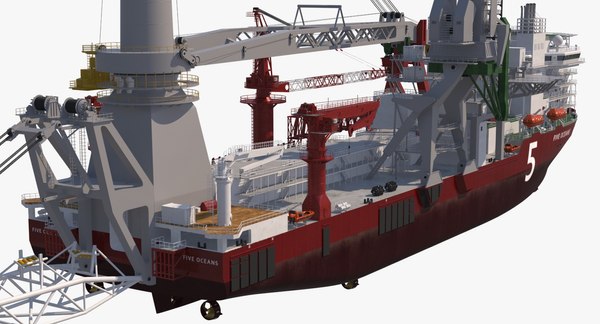 Heavylift vessel 3D model - TurboSquid 1194965