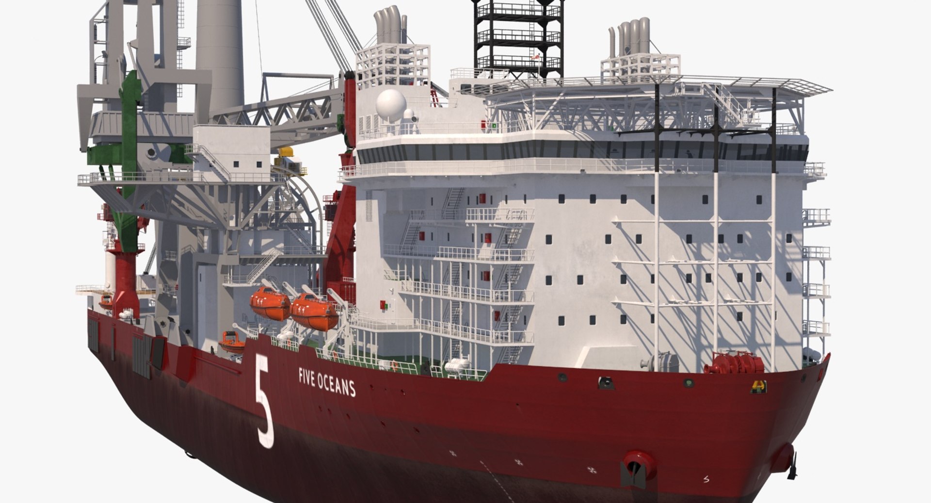 Heavylift Vessel 3D Model - TurboSquid 1194965