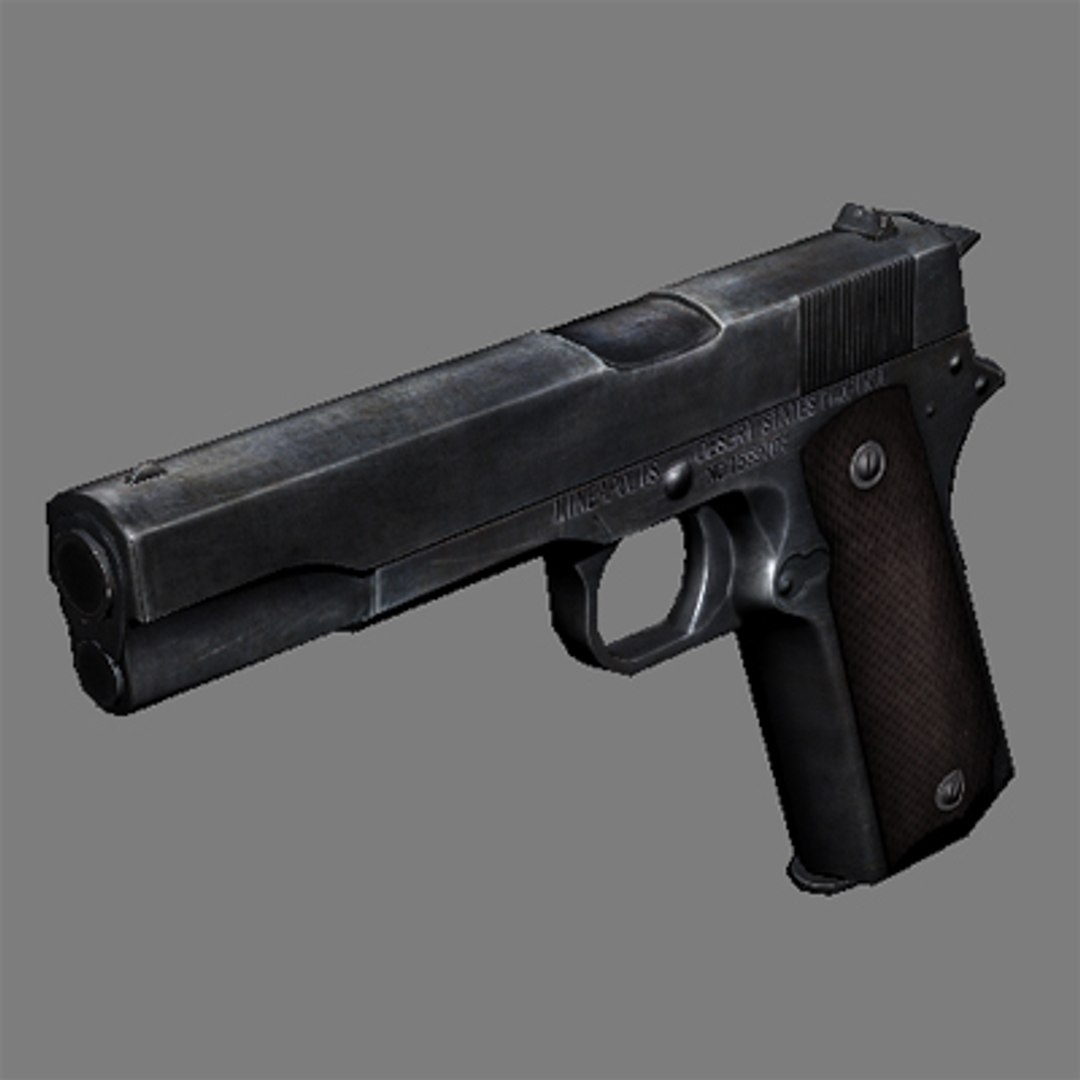 M1911 Normal Maps 3d Model
