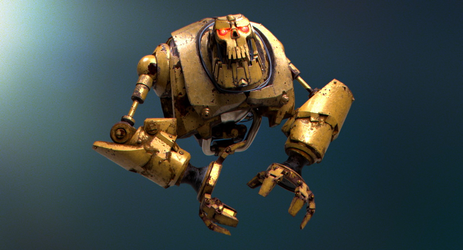 Big robot torso 3D model - TurboSquid 1214054