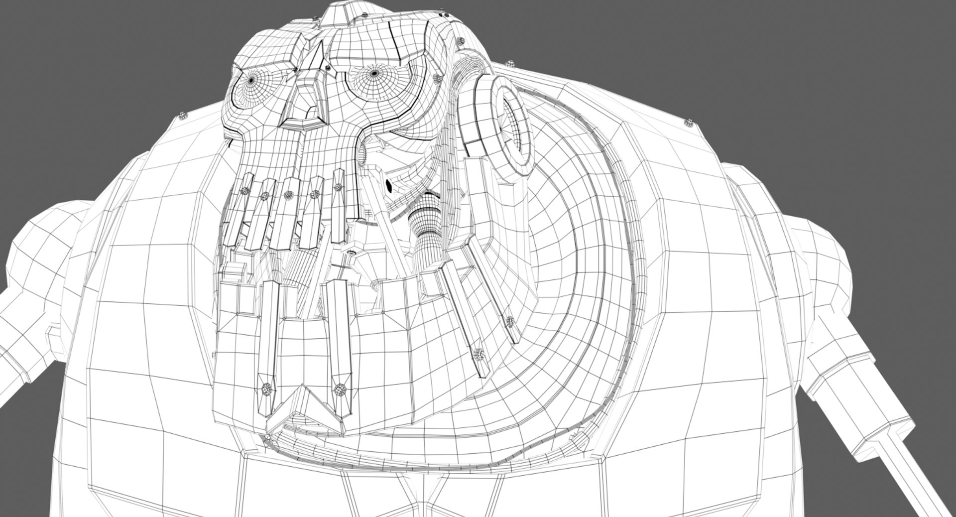 Big robot torso 3D model - TurboSquid 1214054