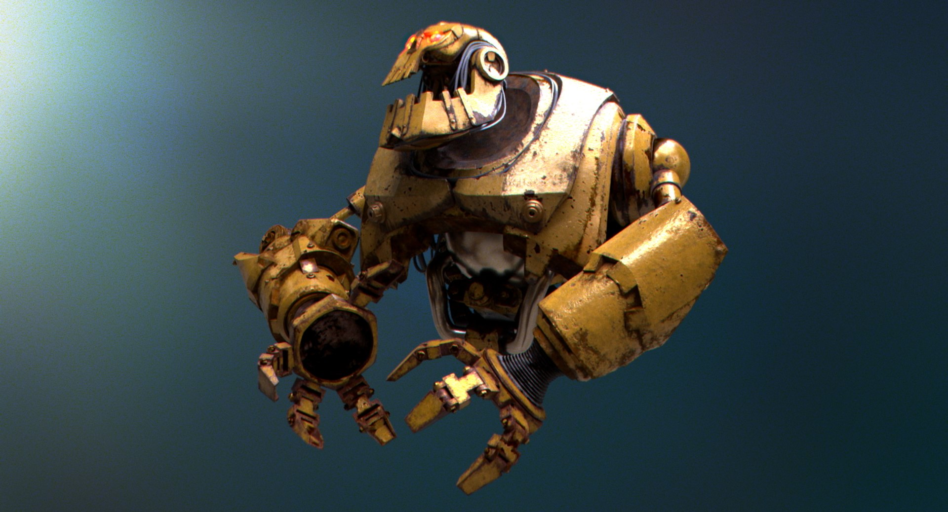 Big robot torso 3D model - TurboSquid 1214054