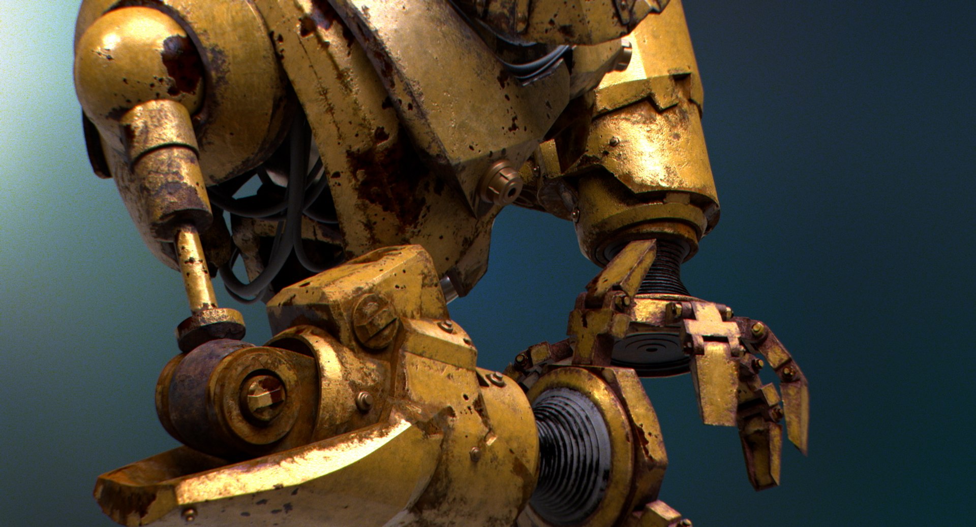 Big robot torso 3D model - TurboSquid 1214054