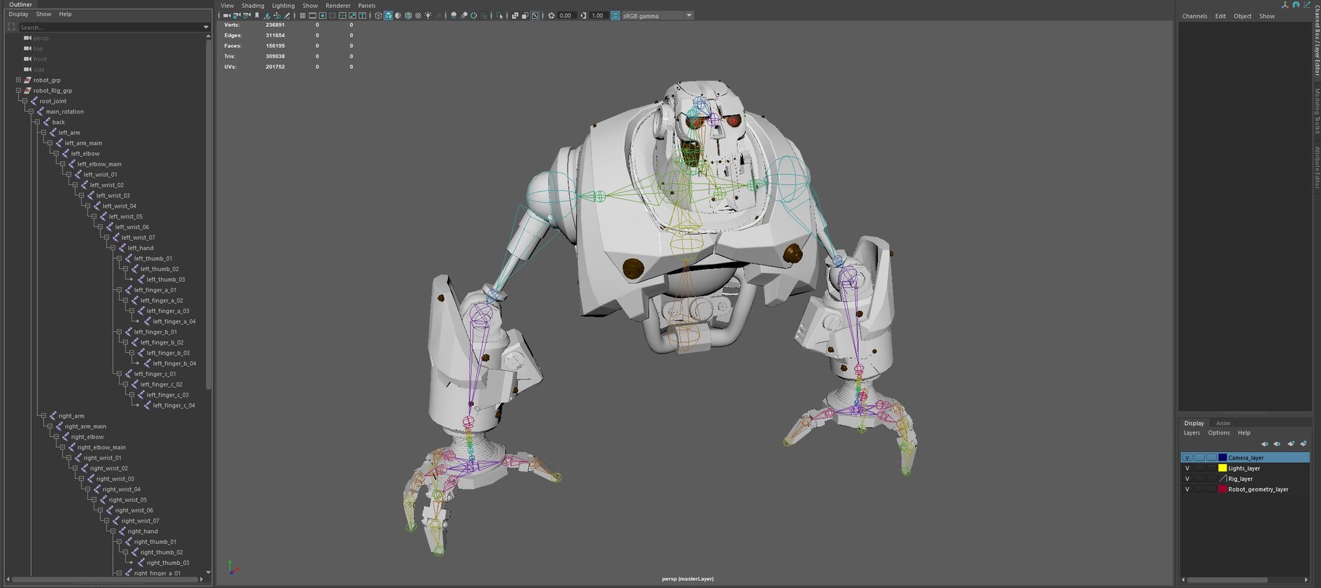 Big robot torso 3D model - TurboSquid 1214054
