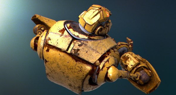 Big robot torso 3D model - TurboSquid 1214054