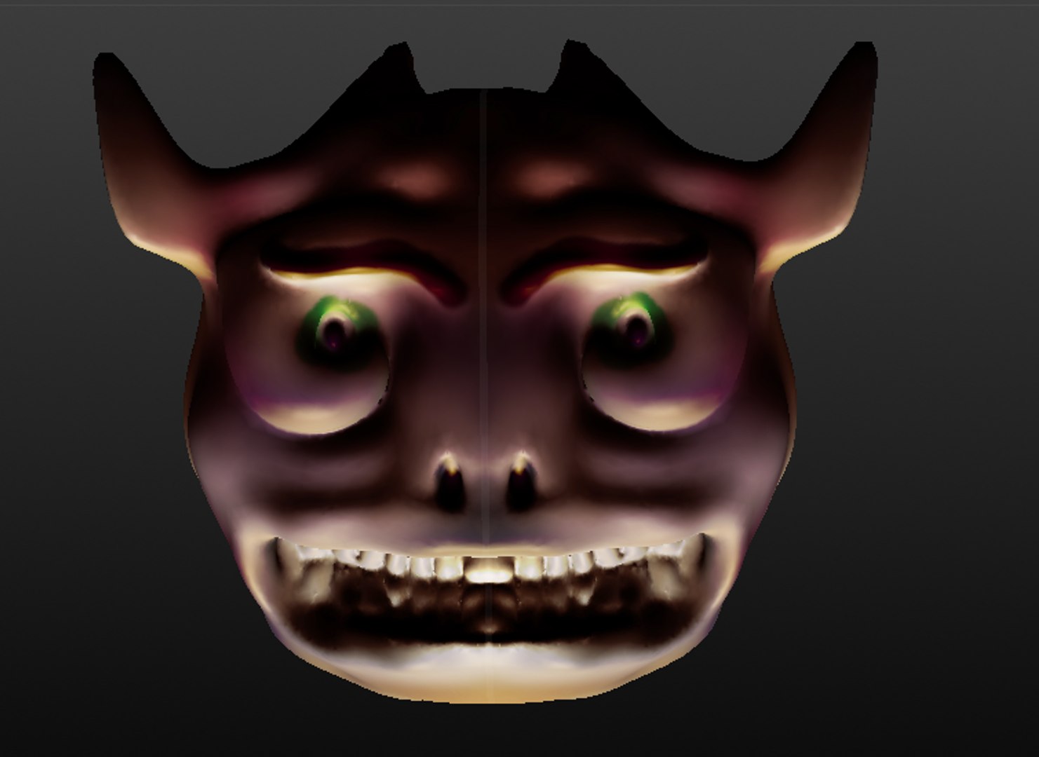 Mask Demon Model - TurboSquid 1211014