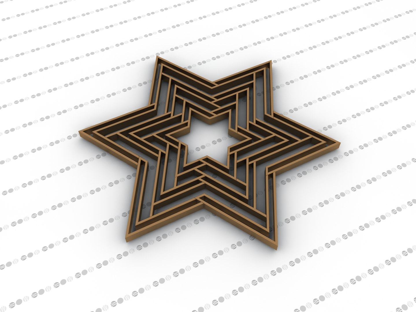 Star David Model - TurboSquid 1417128