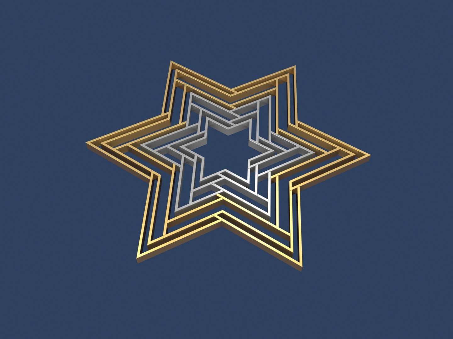 Star David Model - TurboSquid 1417128