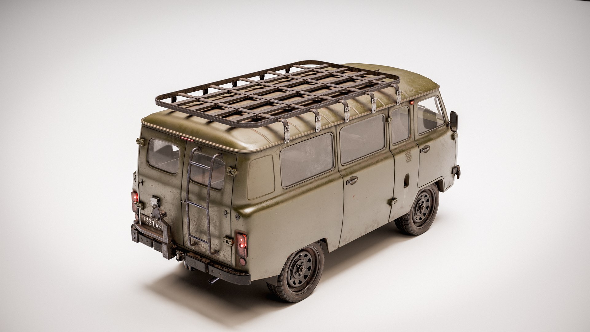 UAZ 2206 Military Suv Buhanka Model - TurboSquid 2260852