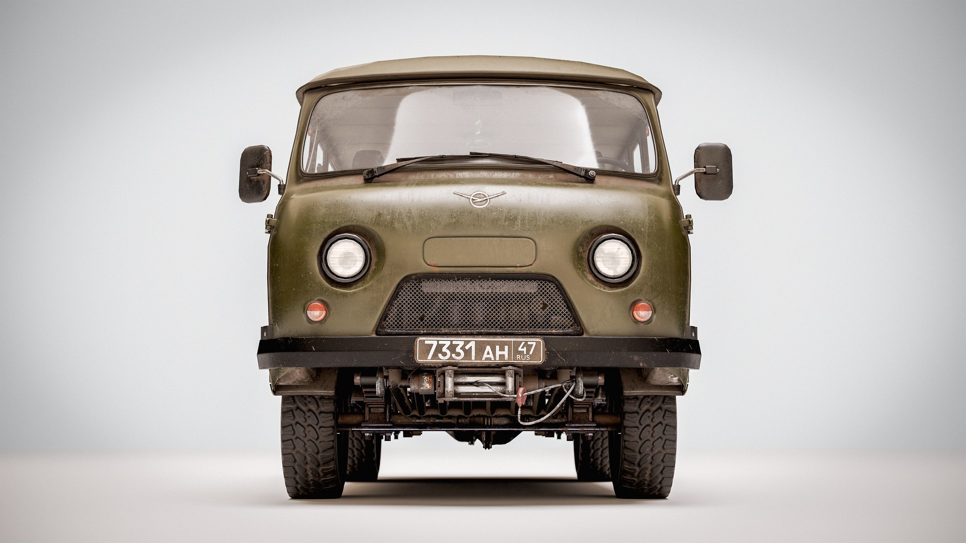 UAZ 2206 Military Suv Buhanka Model - TurboSquid 2260852