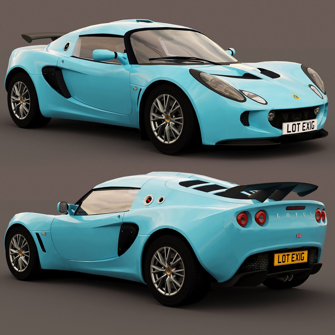 Lotus Exige 2009 3D Model - TurboSquid 2108534