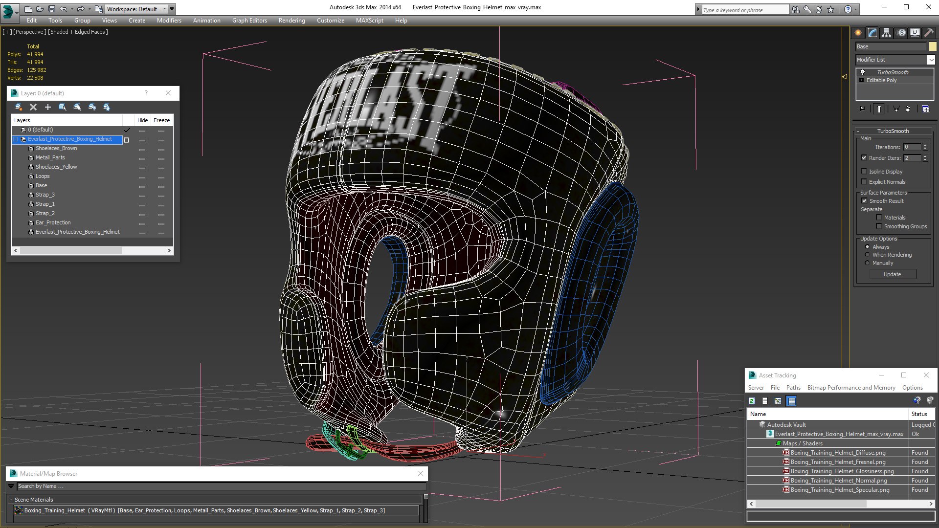 3D everlast protective boxing helmet model - TurboSquid 1554979