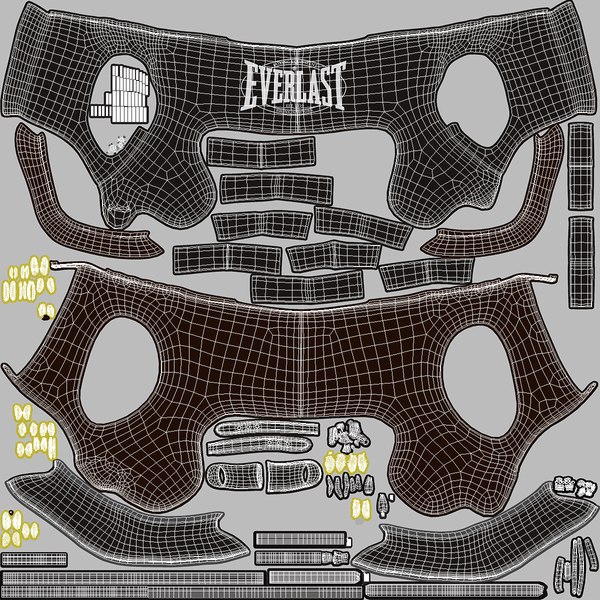 3D everlast protective boxing helmet model - TurboSquid 1554979