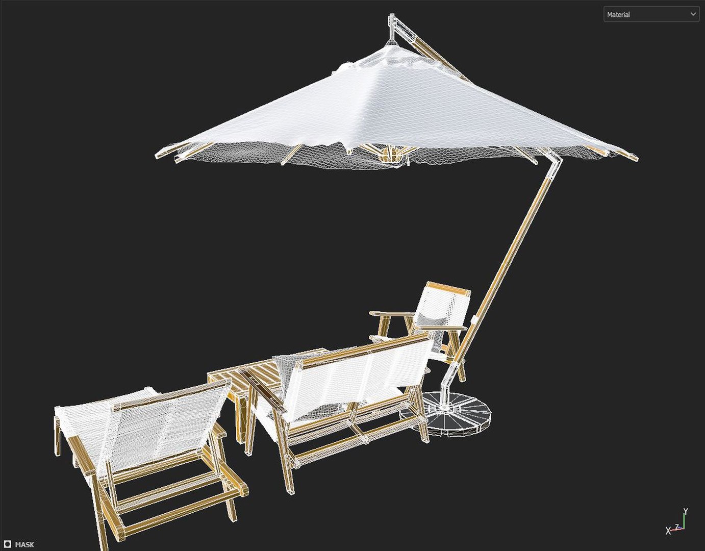 Outdoor Furniture 3D Model - TurboSquid 2245488