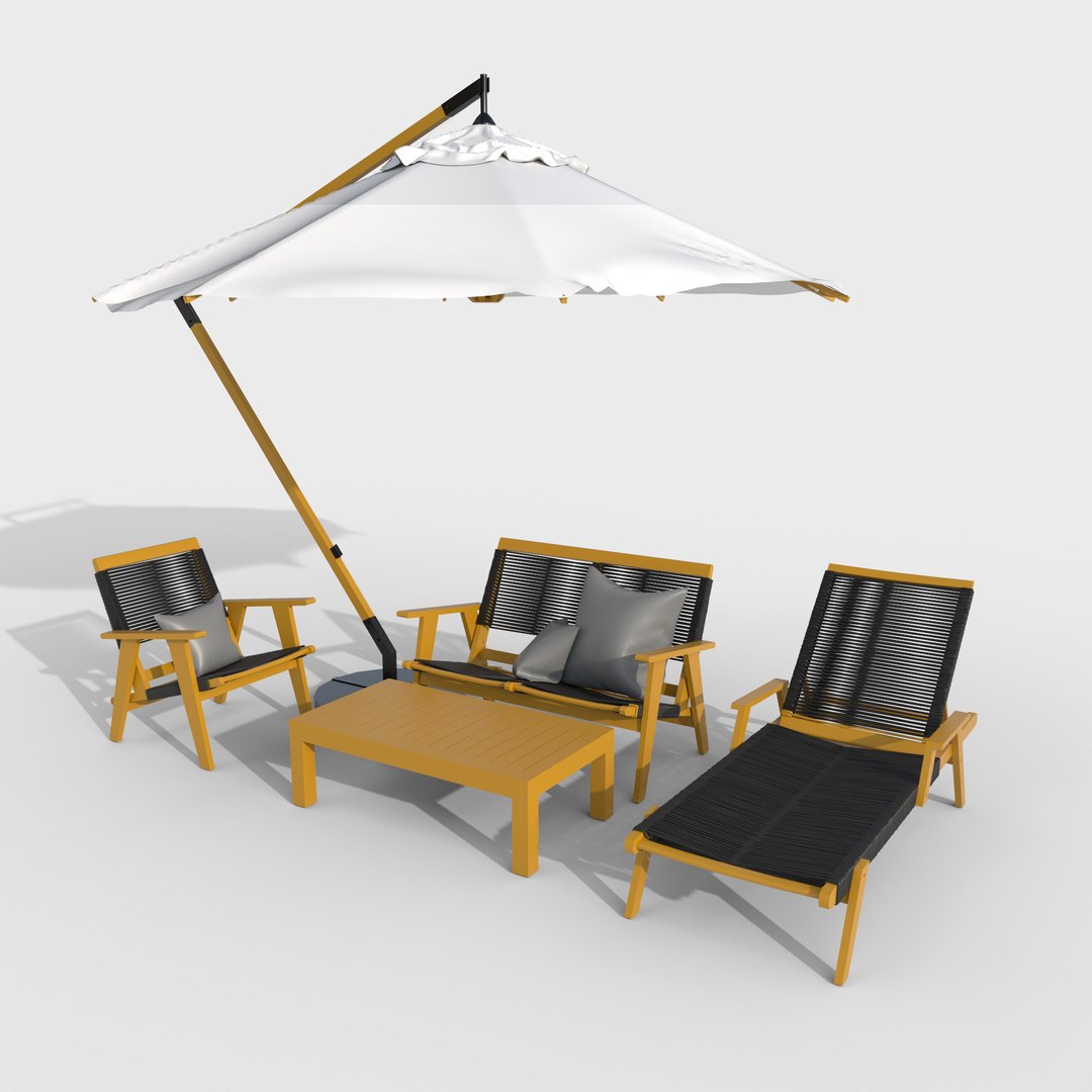 Outdoor Furniture 3D Model - TurboSquid 2245488