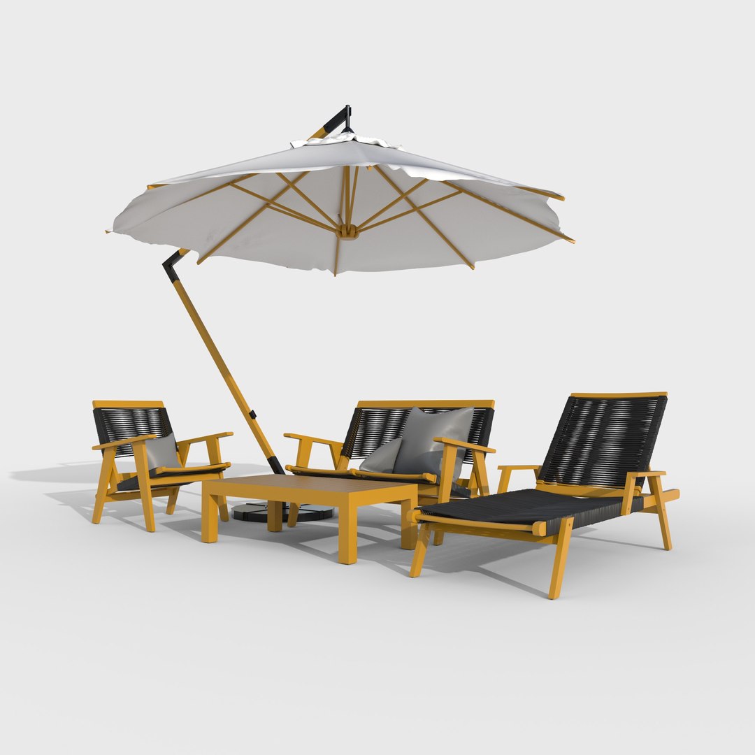 Outdoor Furniture 3D Model - TurboSquid 2245488