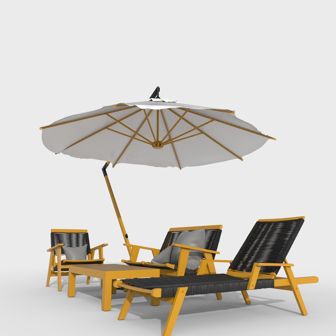 Outdoor Furniture 3D Model - TurboSquid 2245488