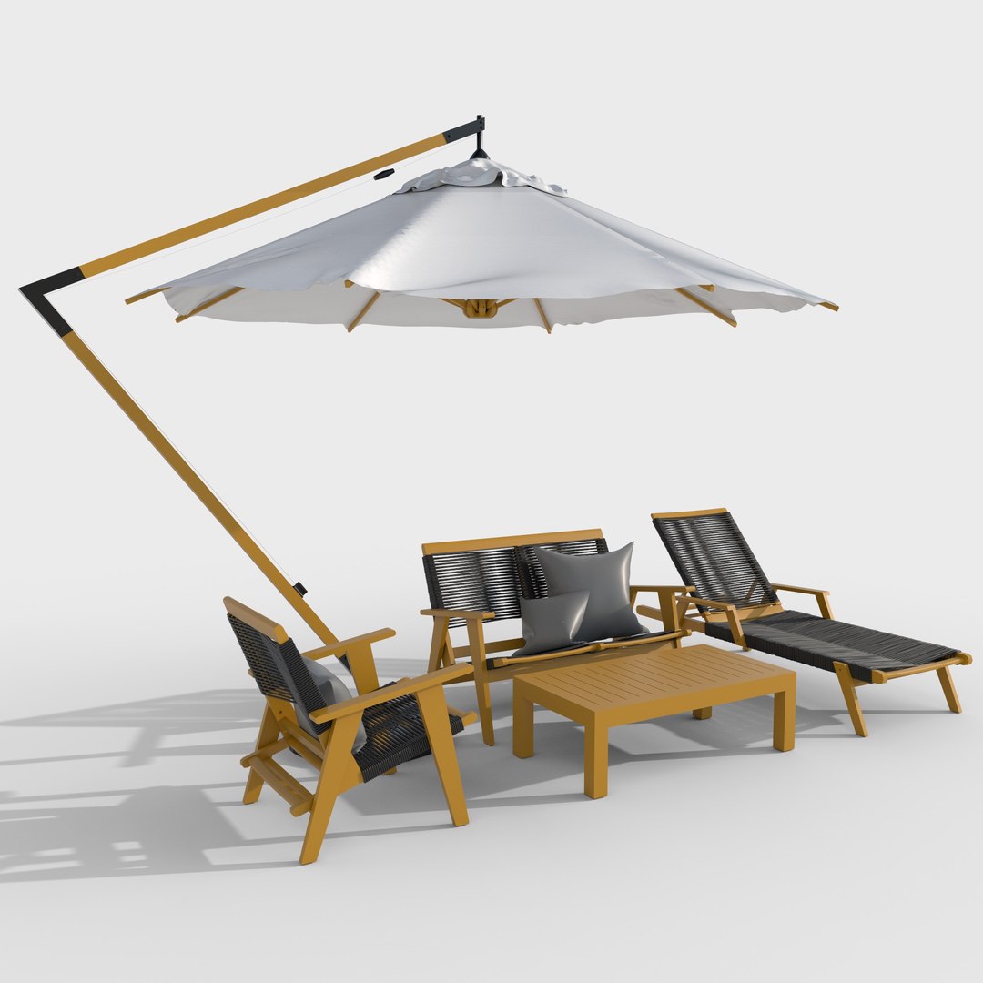 Outdoor Furniture 3D Model - TurboSquid 2245488