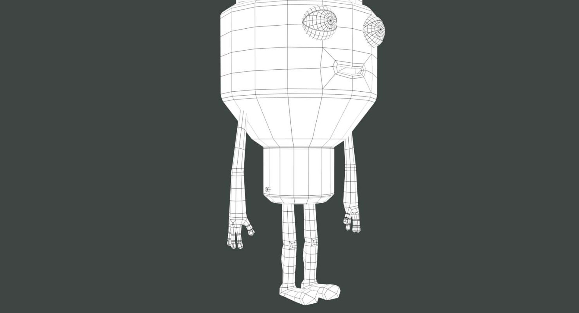 Cfl Character Bulb Light 3D Model - TurboSquid 1444072