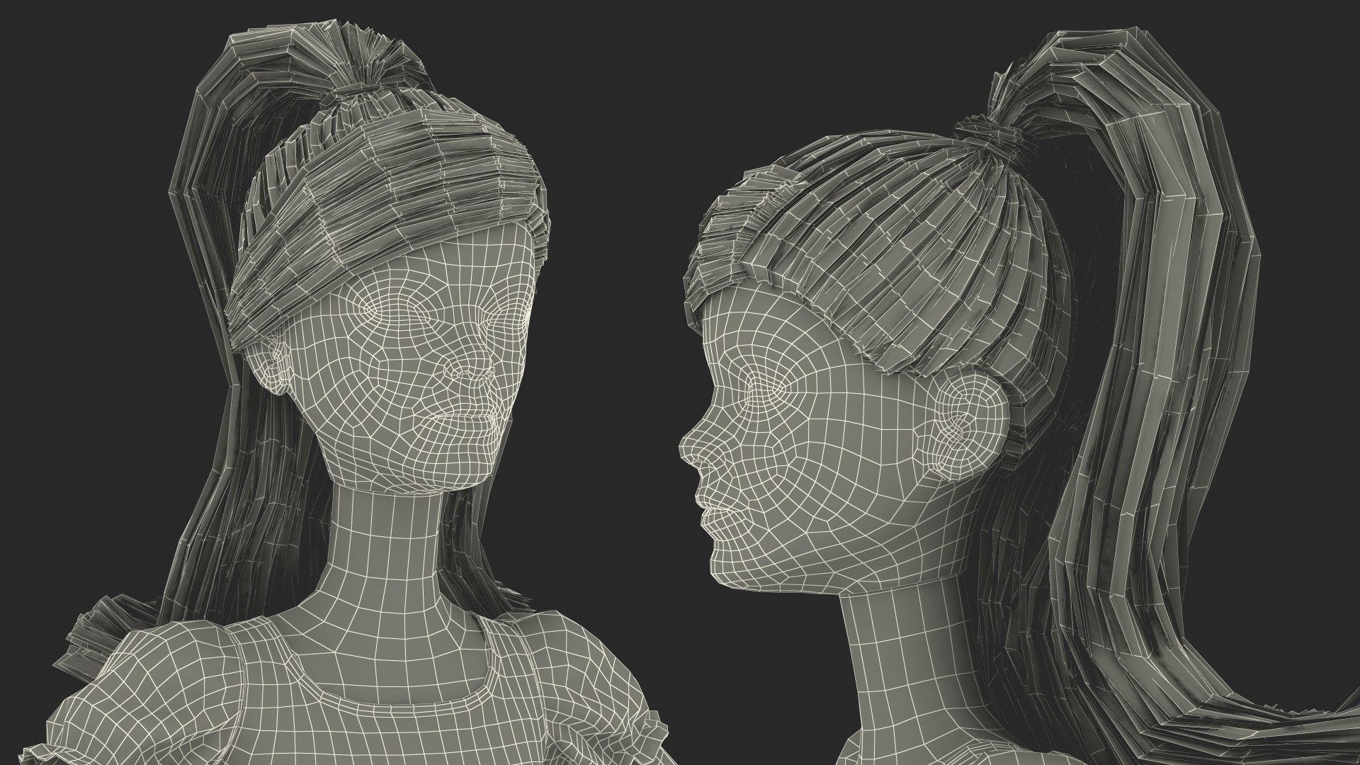 3D Barbie Doll In Pink Dress Rigged For Maya - TurboSquid 2003989