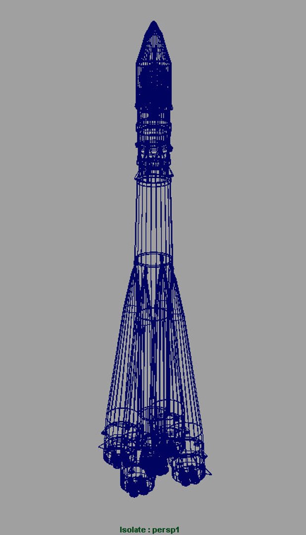 3d Vostok 1 Capsule Rocket