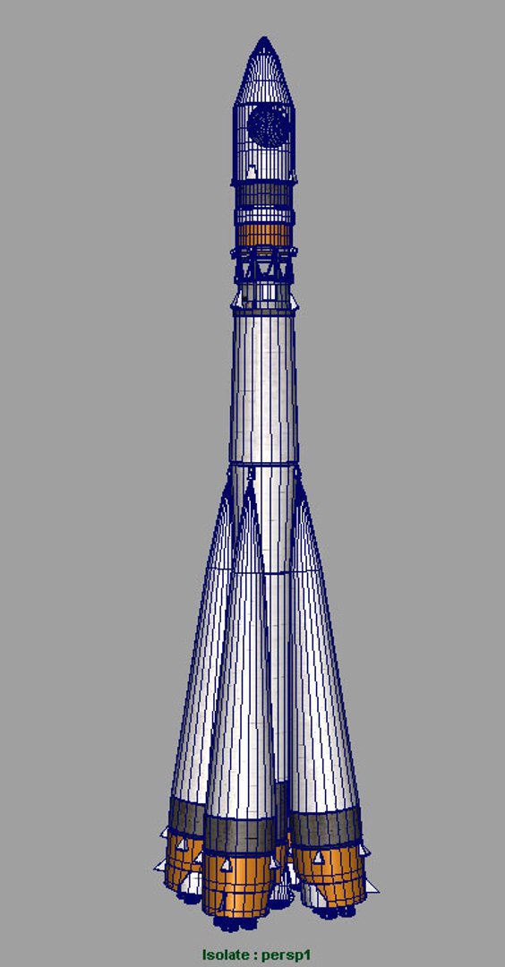 3d Vostok 1 Capsule Rocket