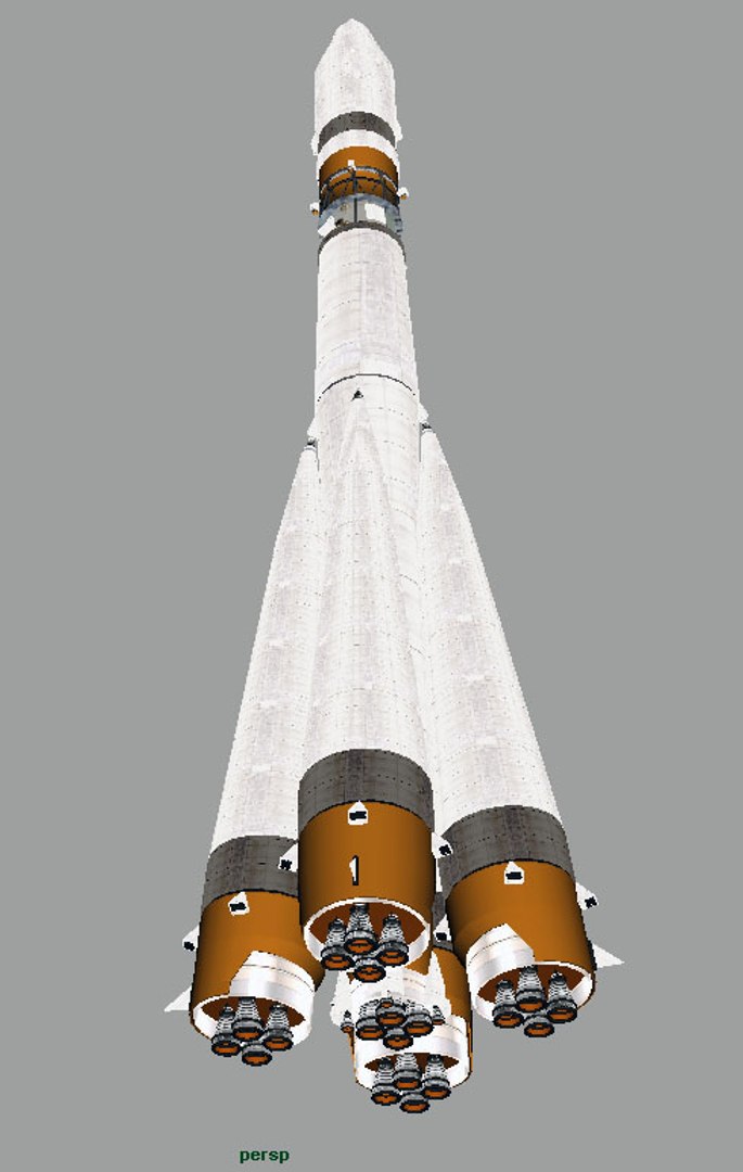 3d Vostok 1 Capsule Rocket
