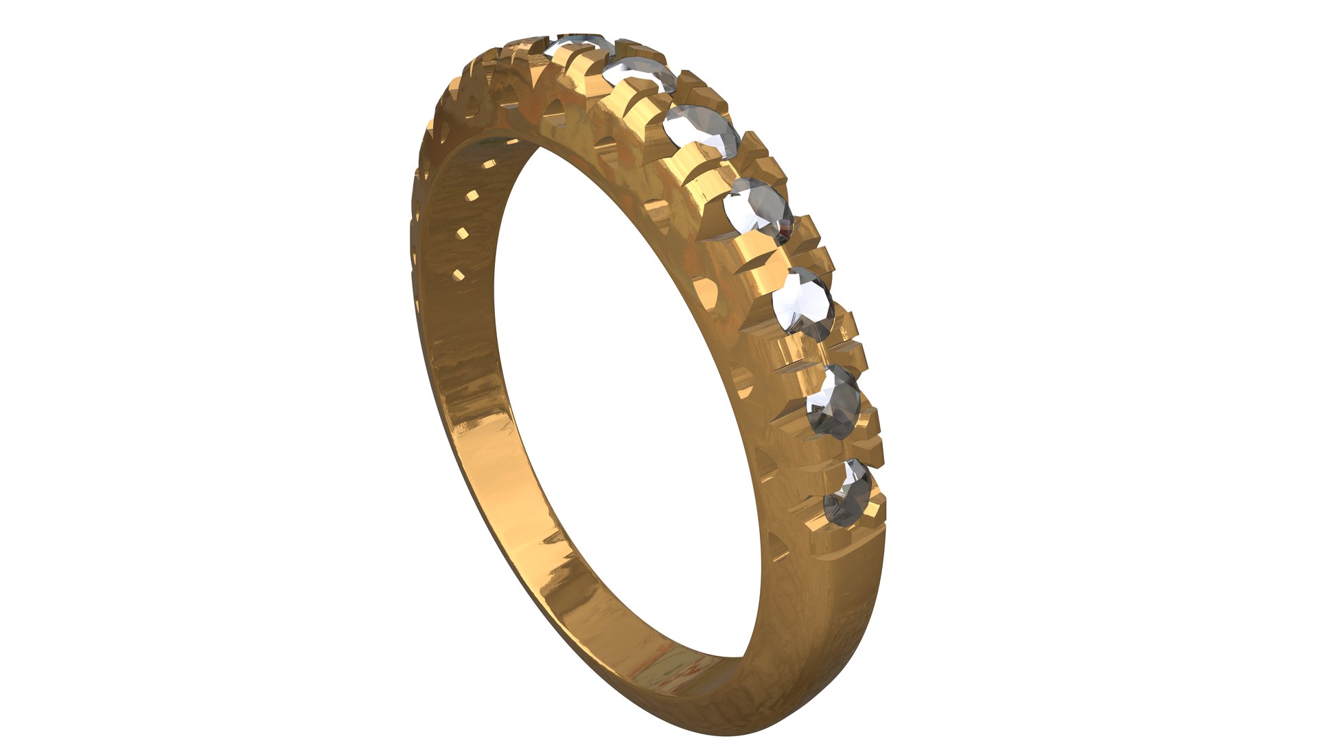Diamond Ali Ring 3D Model VR 3D Model - TurboSquid 1935349