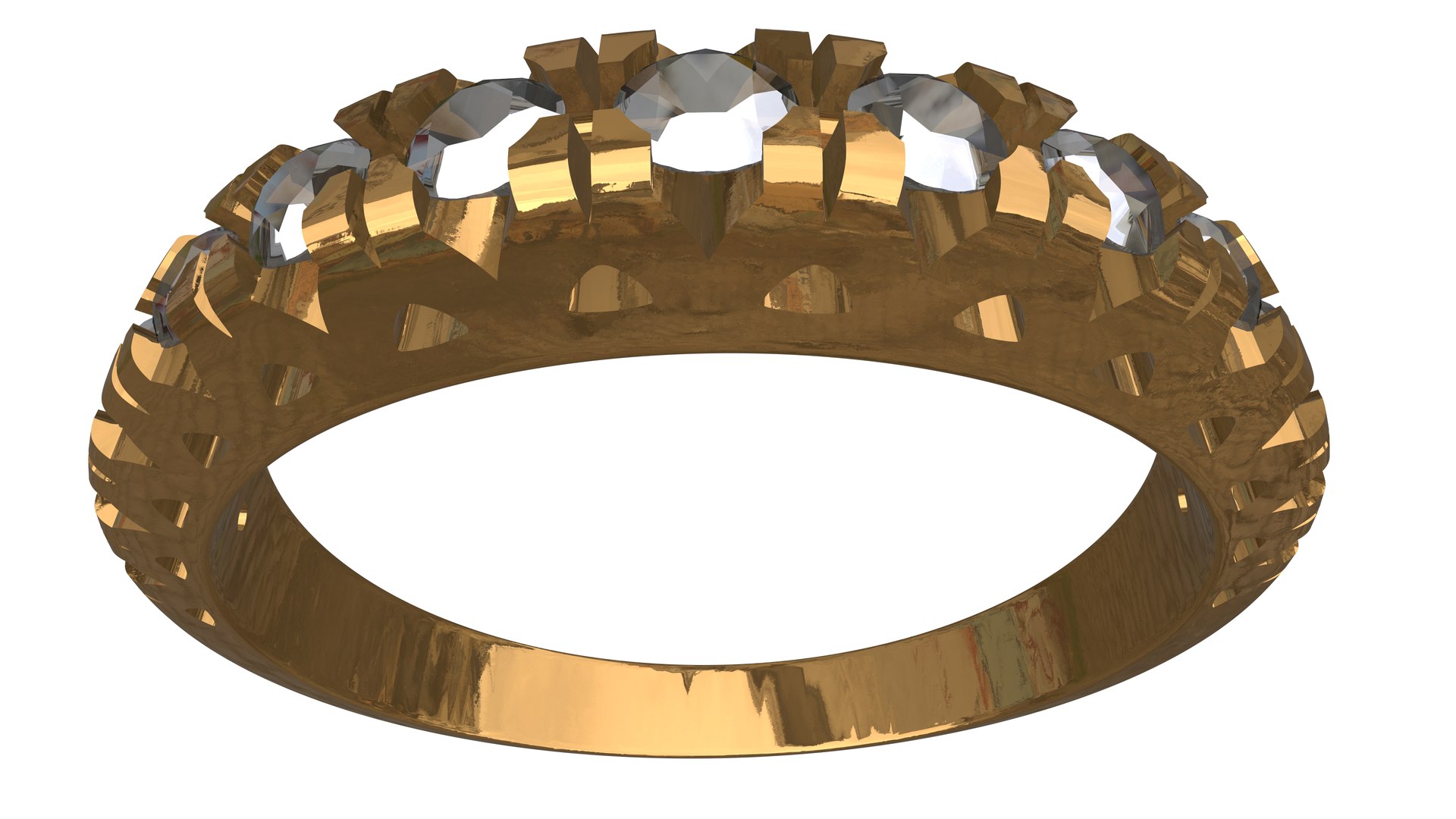 Diamond Ali Ring 3D Model VR 3D Model - TurboSquid 1935349