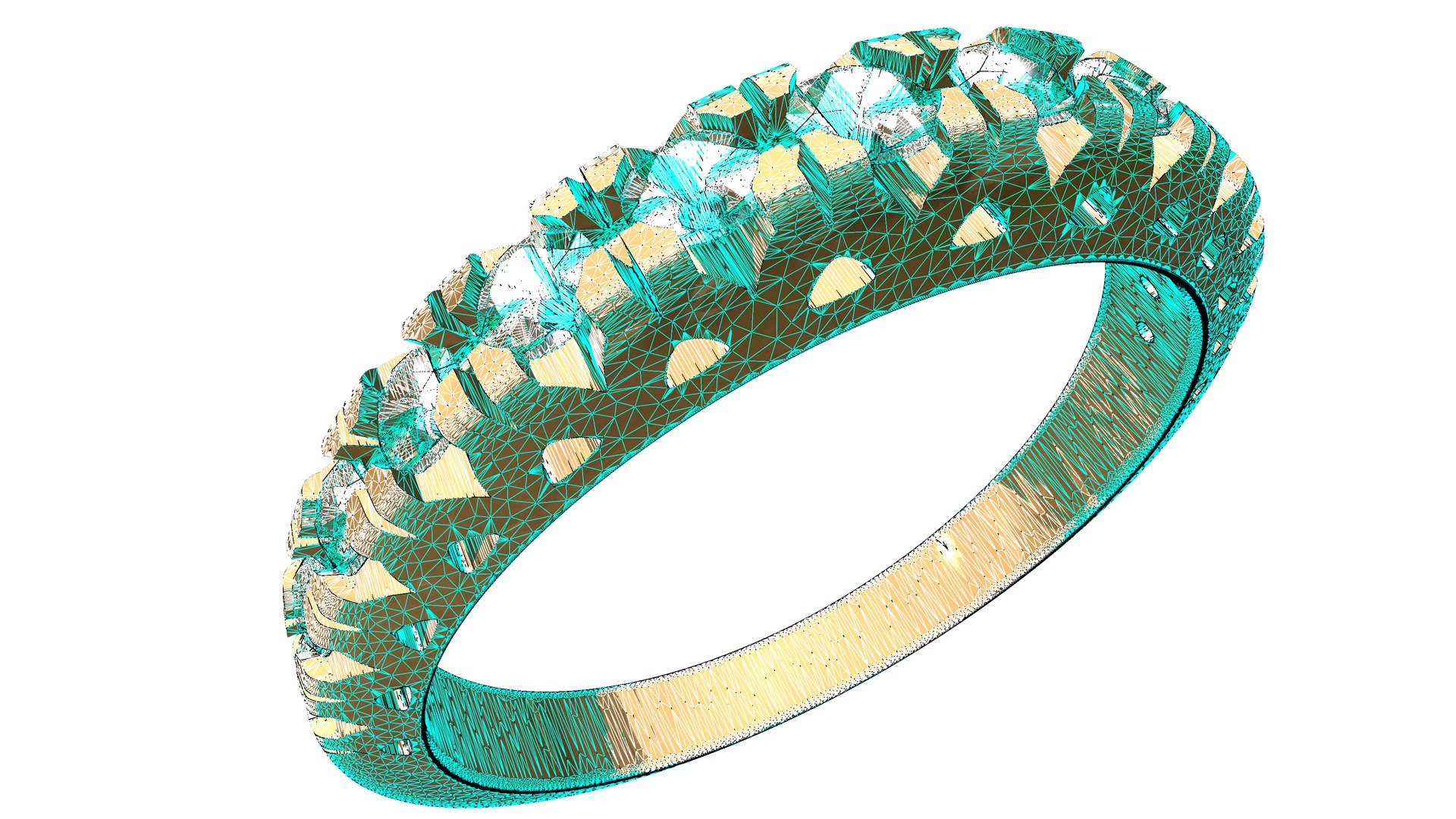 Diamond Ali Ring 3D Model VR 3D Model - TurboSquid 1935349