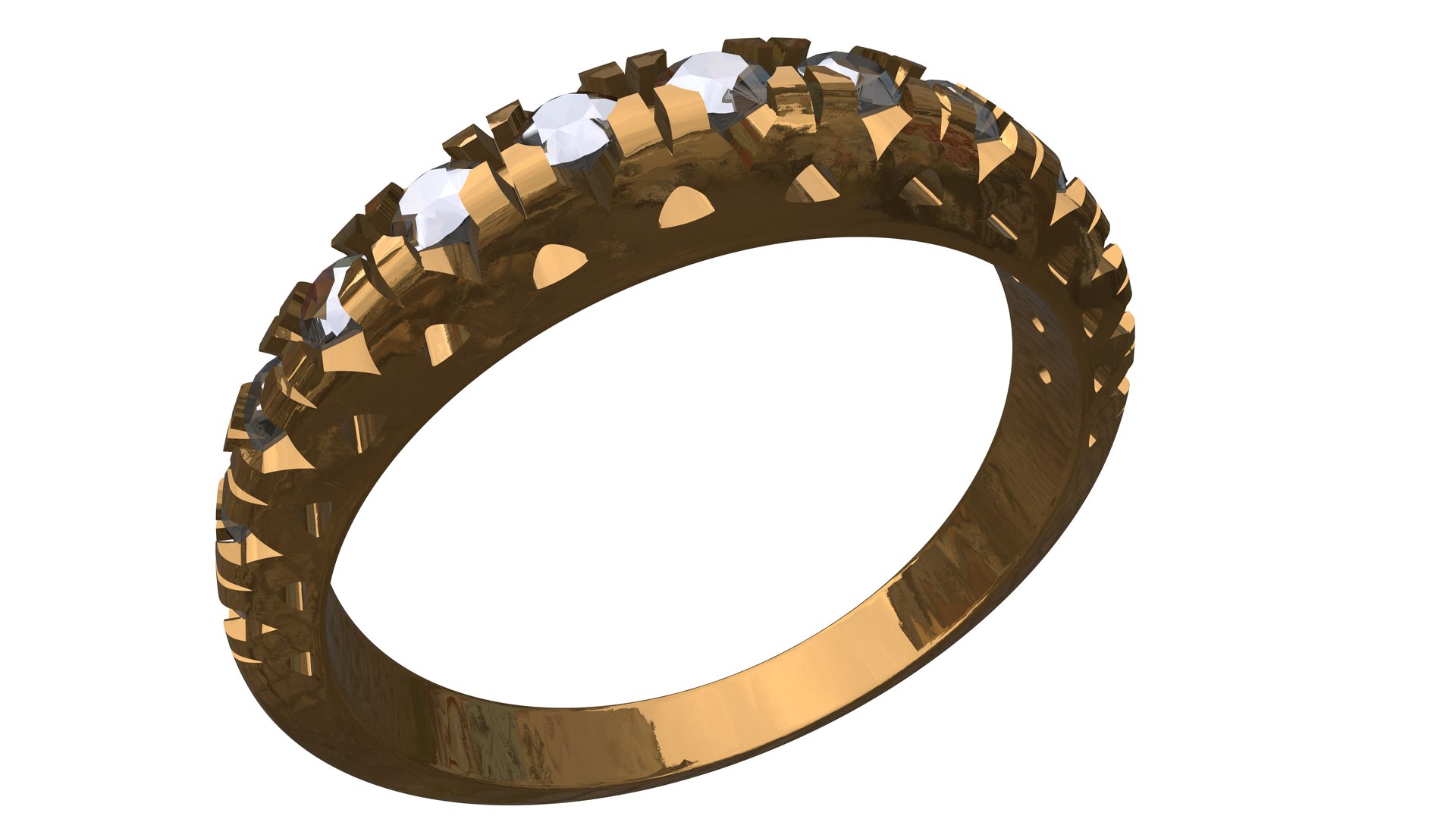 Diamond Ali Ring 3D Model VR 3D Model - TurboSquid 1935349