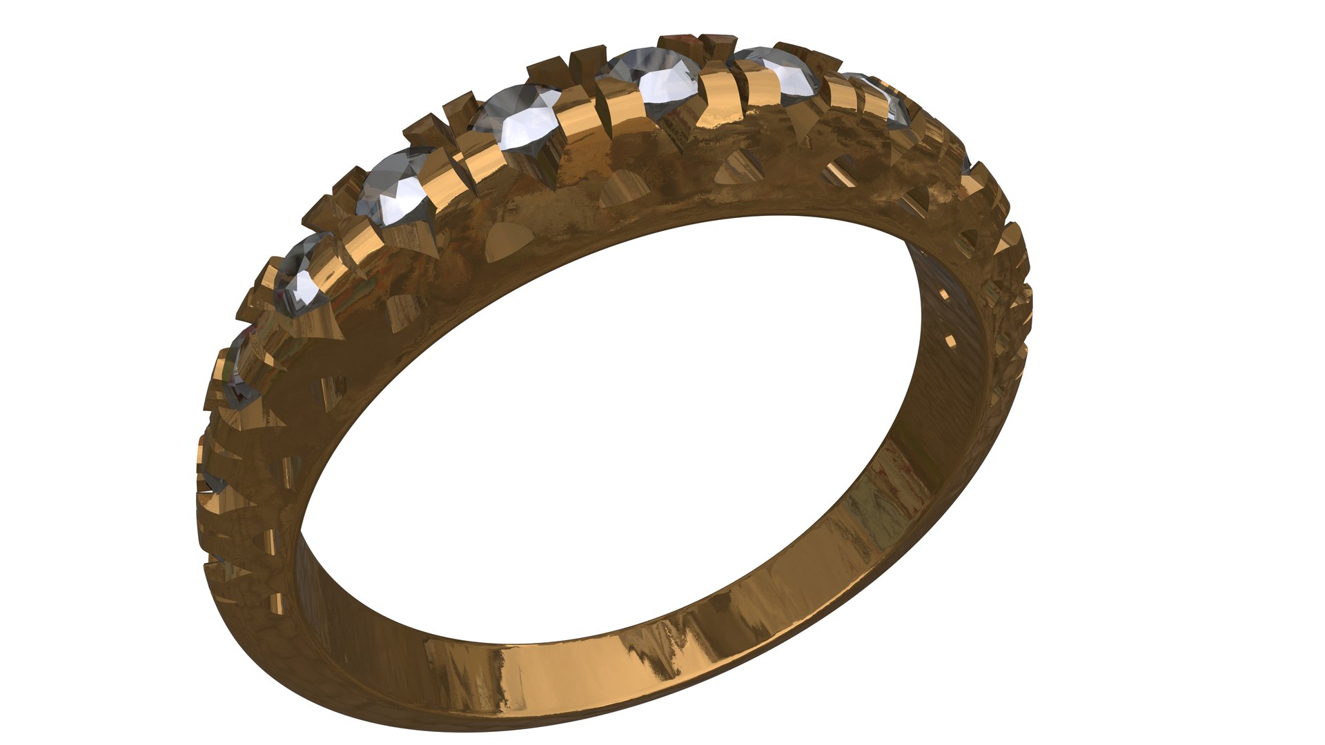 Diamond Ali Ring 3D Model VR 3D Model - TurboSquid 1935349