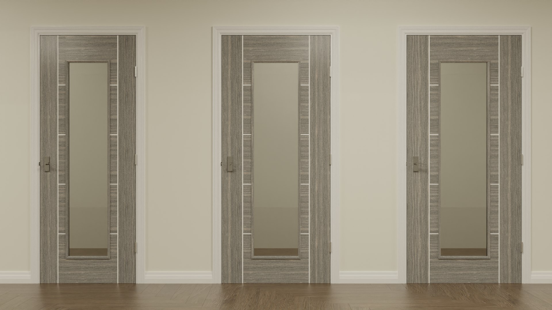 Vancouver Window Interior Door Set 3D - TurboSquid 2019046