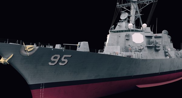 3d model uss ddg 95