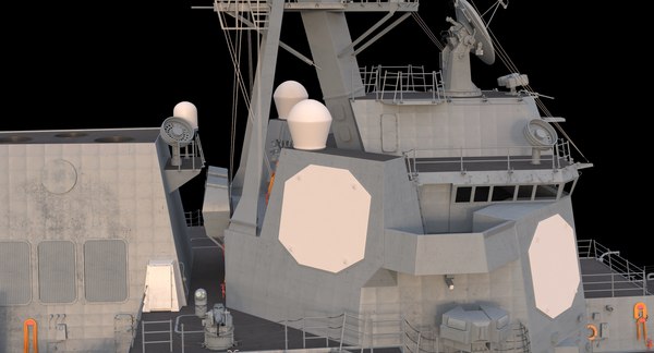 3d model uss ddg 95