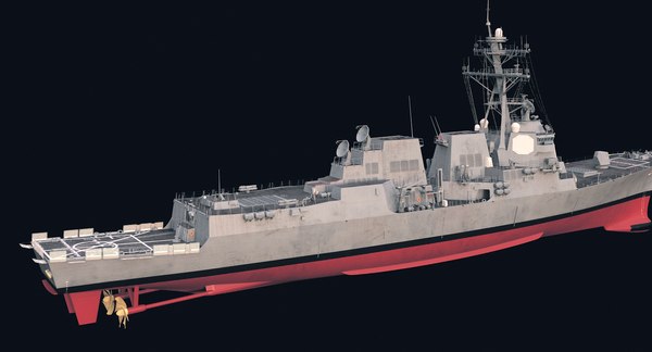 3d model uss ddg 95