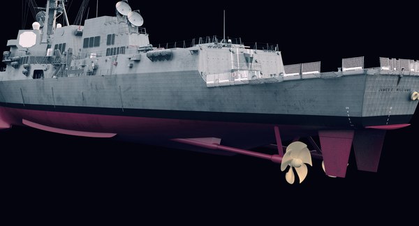 3d model uss ddg 95