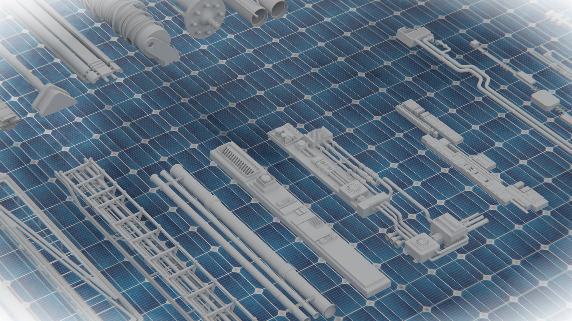 3D Scifi Various Kitbash Model - TurboSquid 2137296