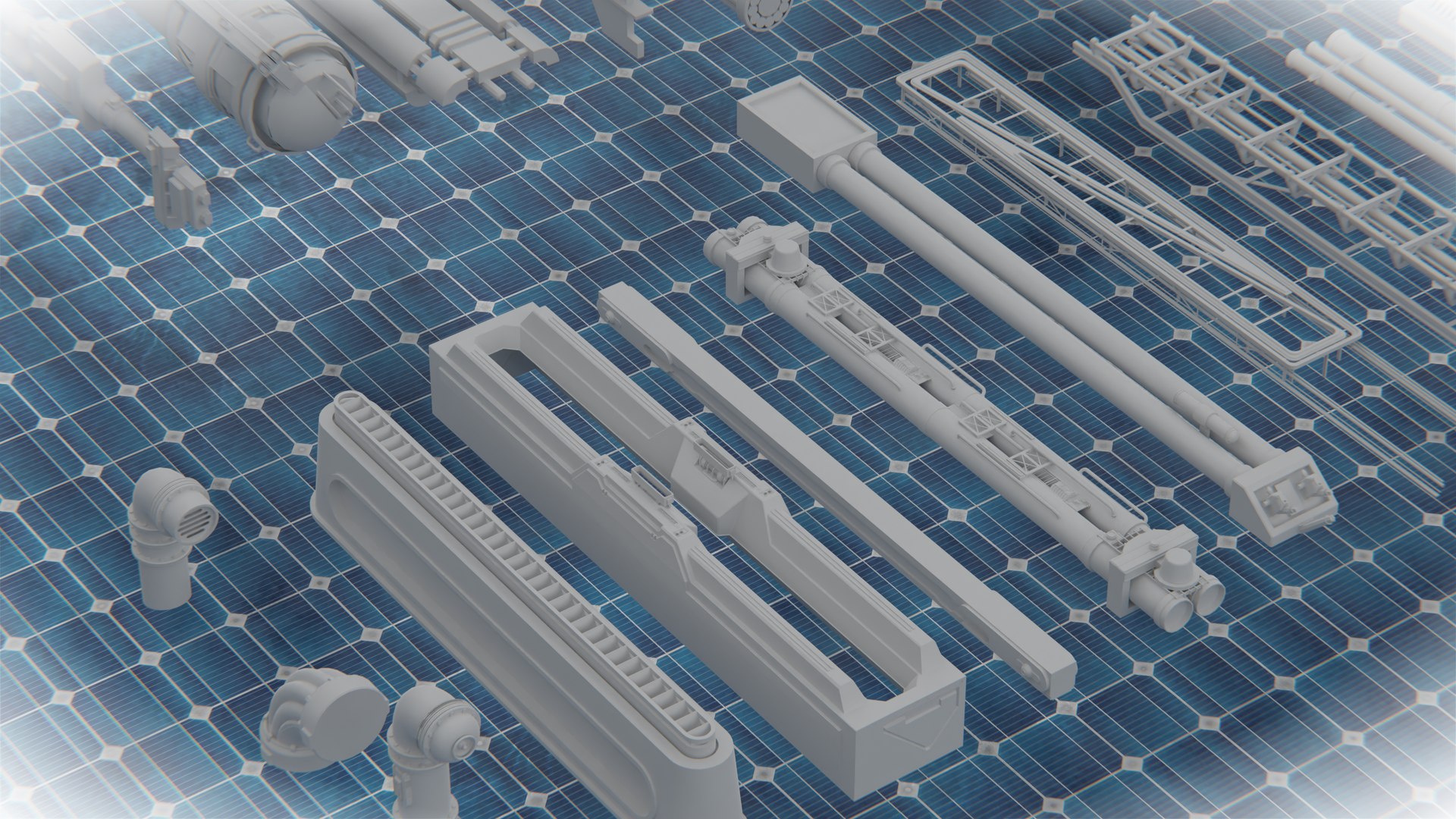 3D Scifi Various Kitbash model - TurboSquid 2137296