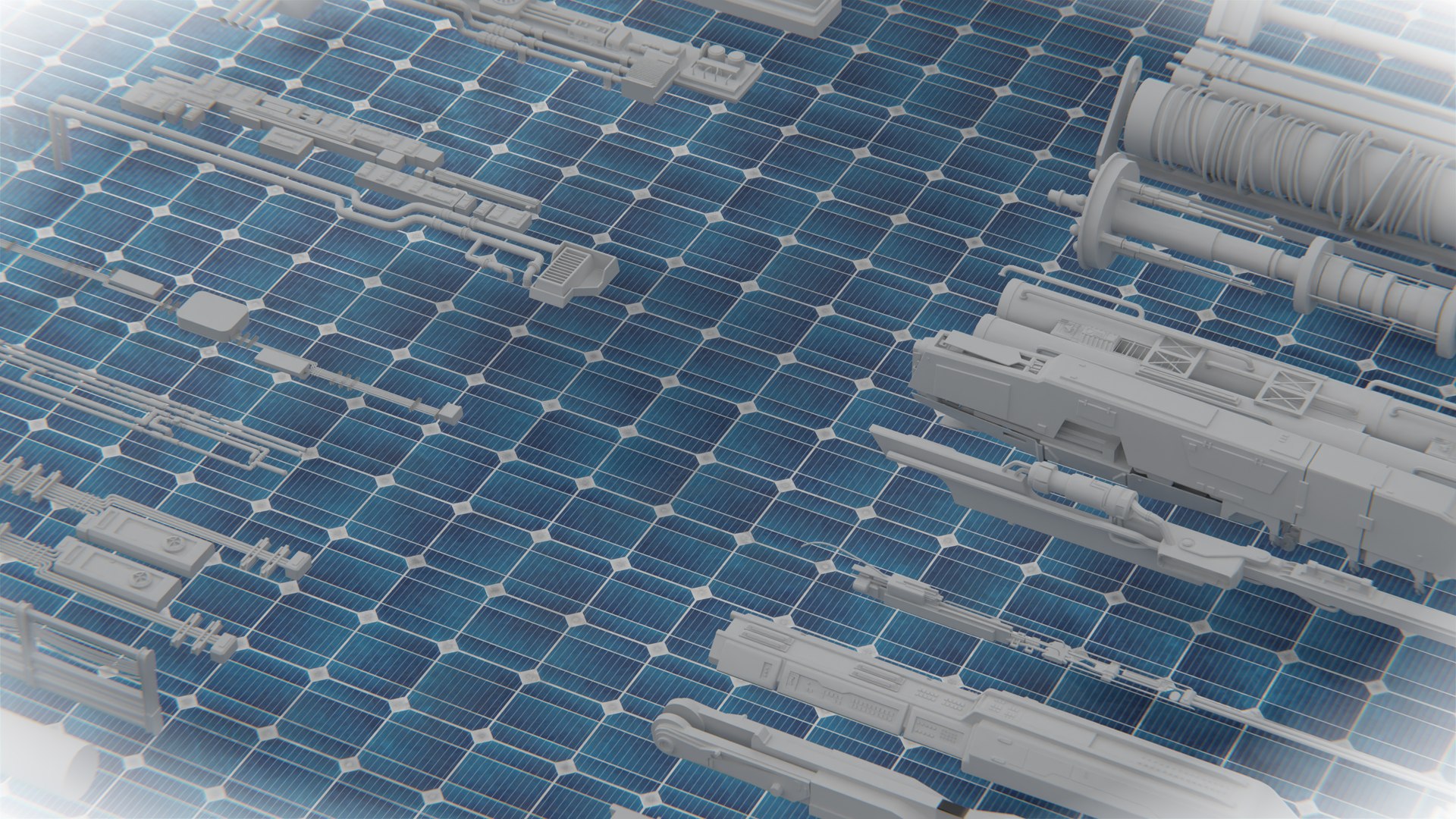 3D Scifi Various Kitbash Model - TurboSquid 2137296