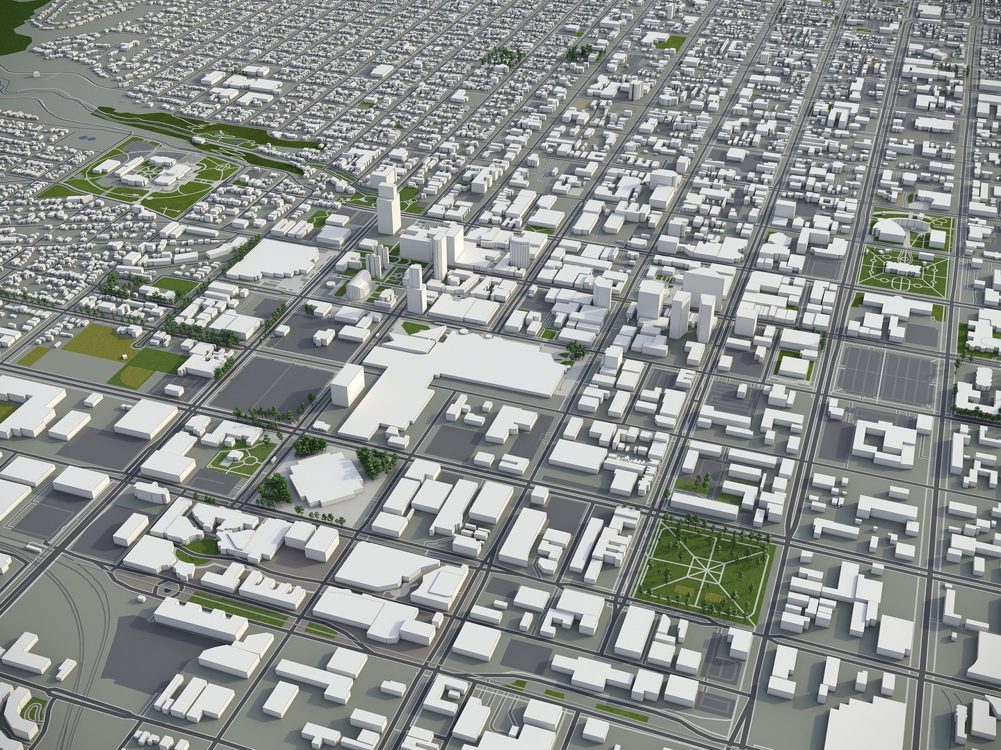 3D Model City Salt Lake - TurboSquid 1403780