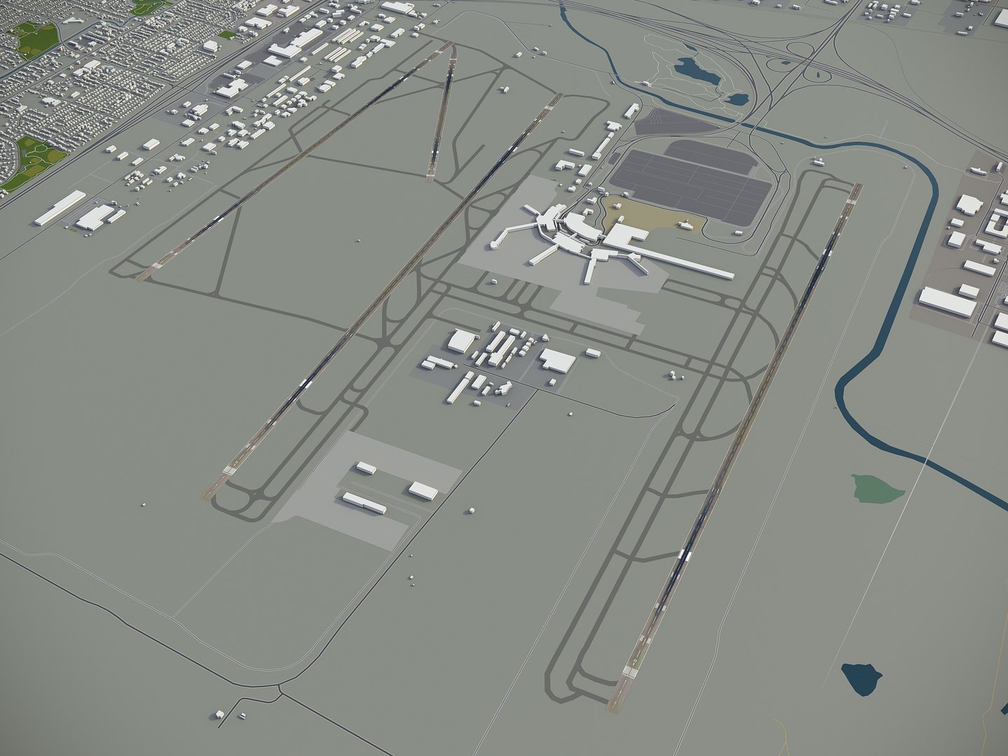 3D Model City Salt Lake - TurboSquid 1403780