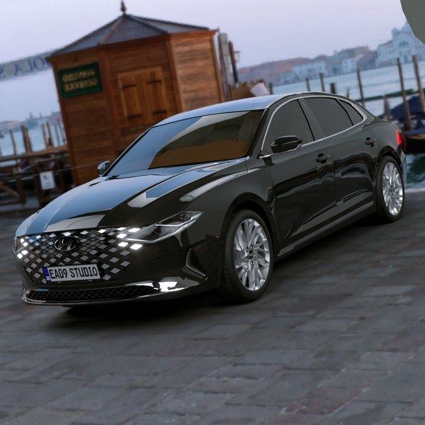 modelo 3d 2022 Hyundai Grandeur Azera - TurboSquid 2076906