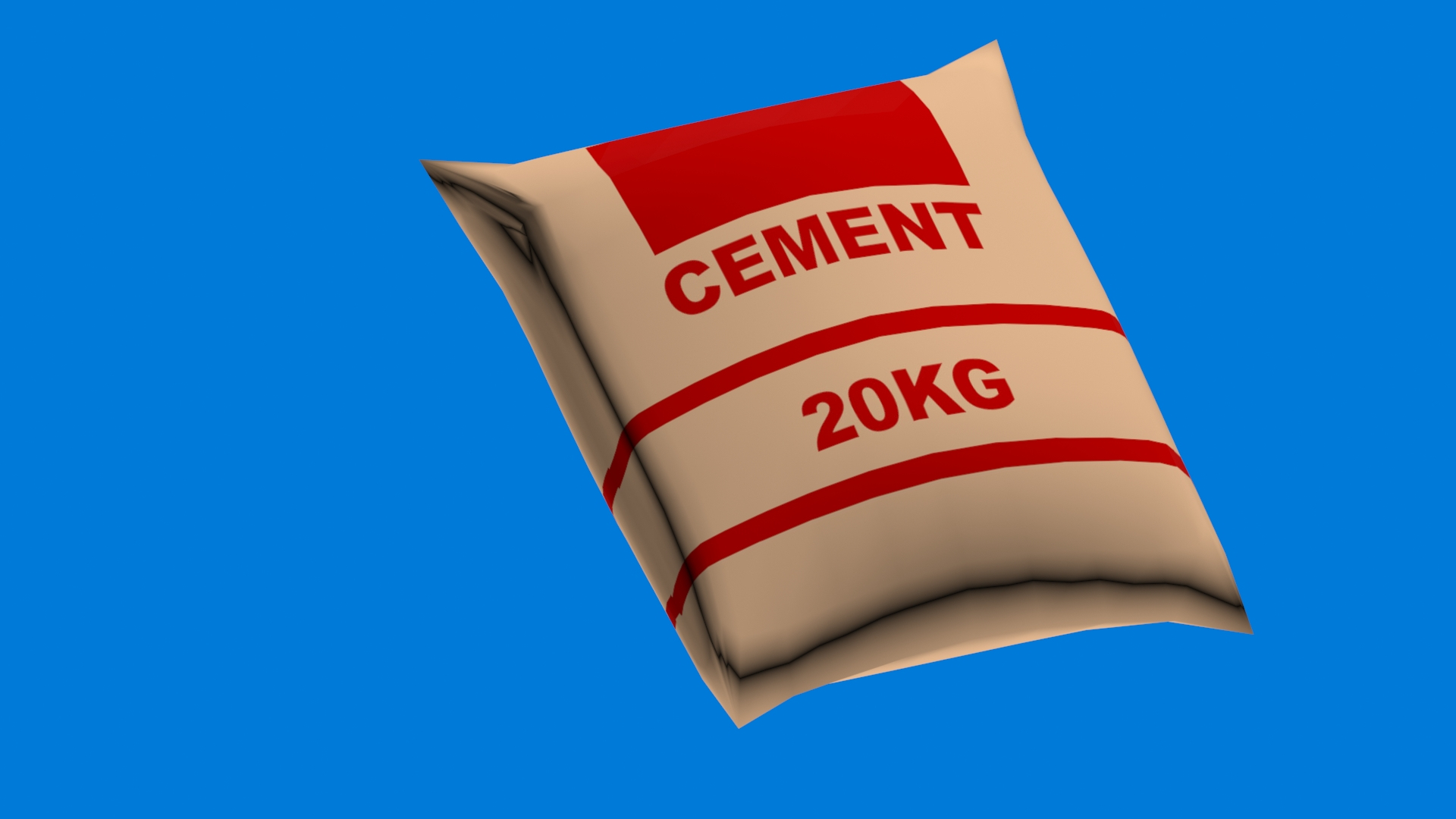 Bag Cement 3D Model - TurboSquid 1190055
