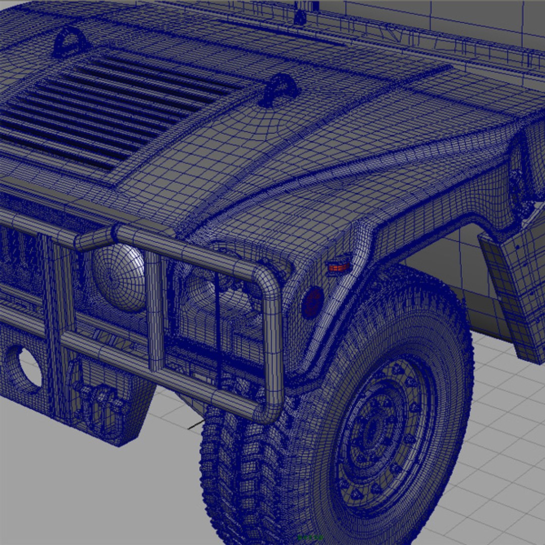 Humvee Military Jeeps 3d Max