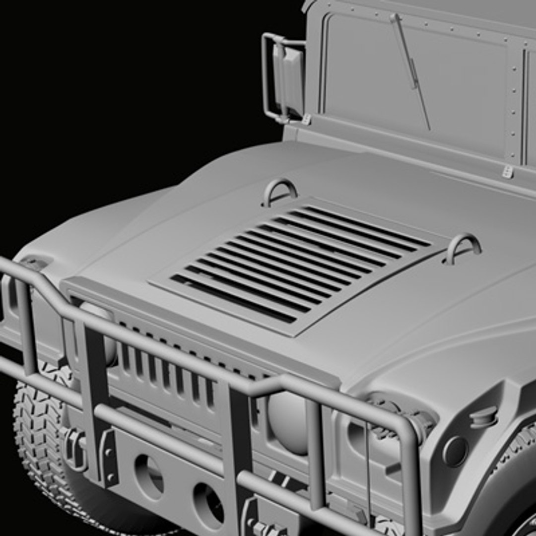 Humvee Military Jeeps 3d Max