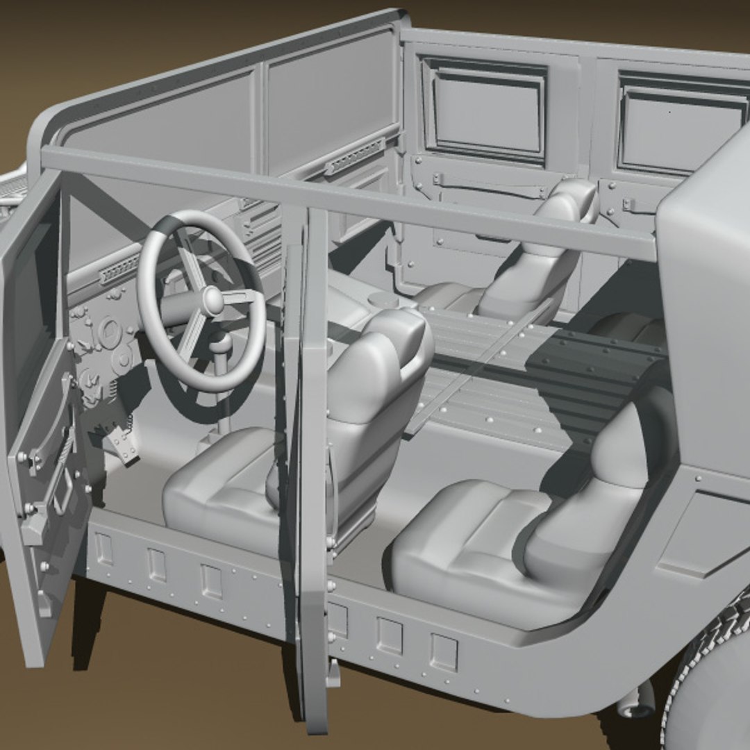Humvee Military Jeeps 3d Max