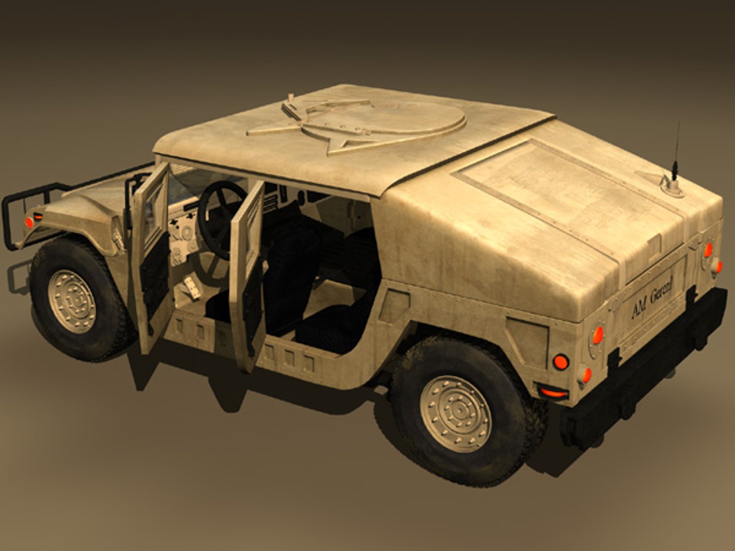 Humvee Military Jeeps 3d Max