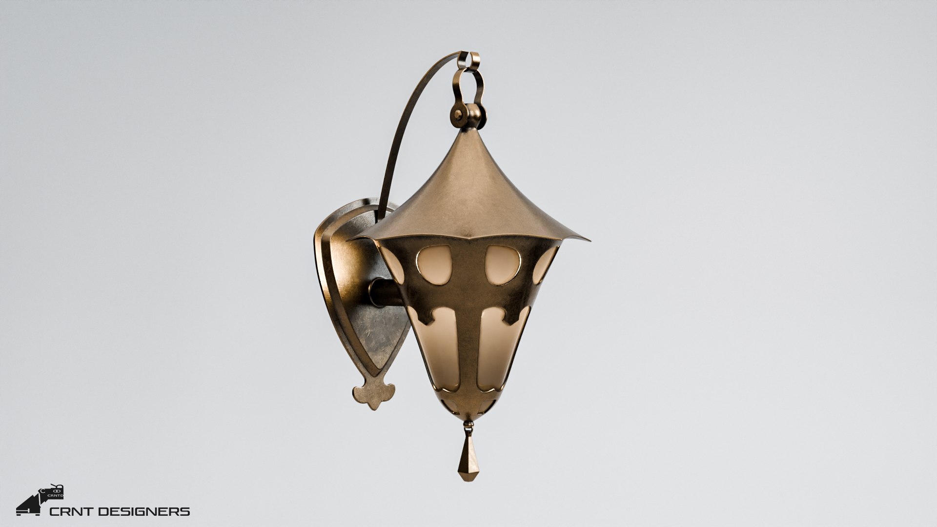 3D Antique Light Fixture - TurboSquid 2357401